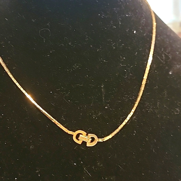Dior | Jewelry | Dior Gold Plated Chain Vintage Costume Jewelry | Poshmark